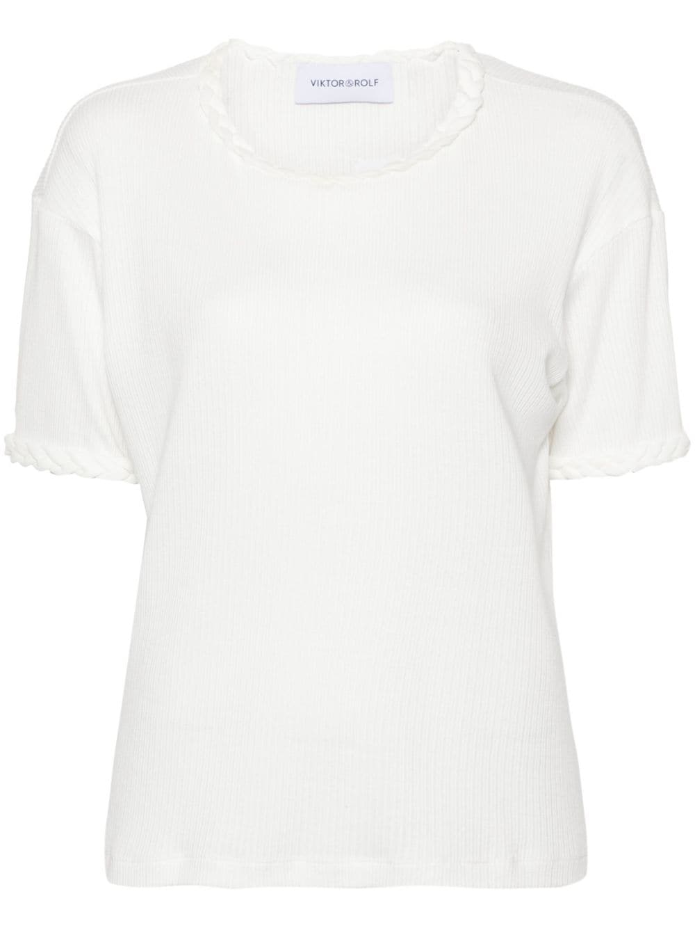 VIKTOR & ROLF Viktor & Rolf Braid-Detail T-Shirt