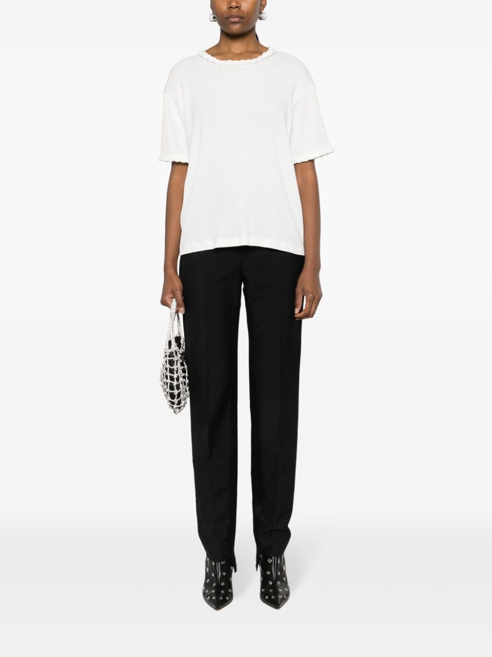 VIKTOR & ROLF Viktor & Rolf Braid-Detail T-Shirt