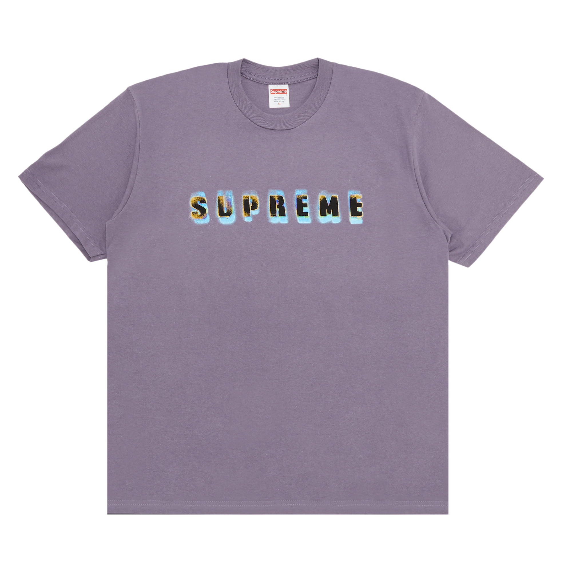 Supreme Stencil Tee 'Dusty - Purple | Editorialist
