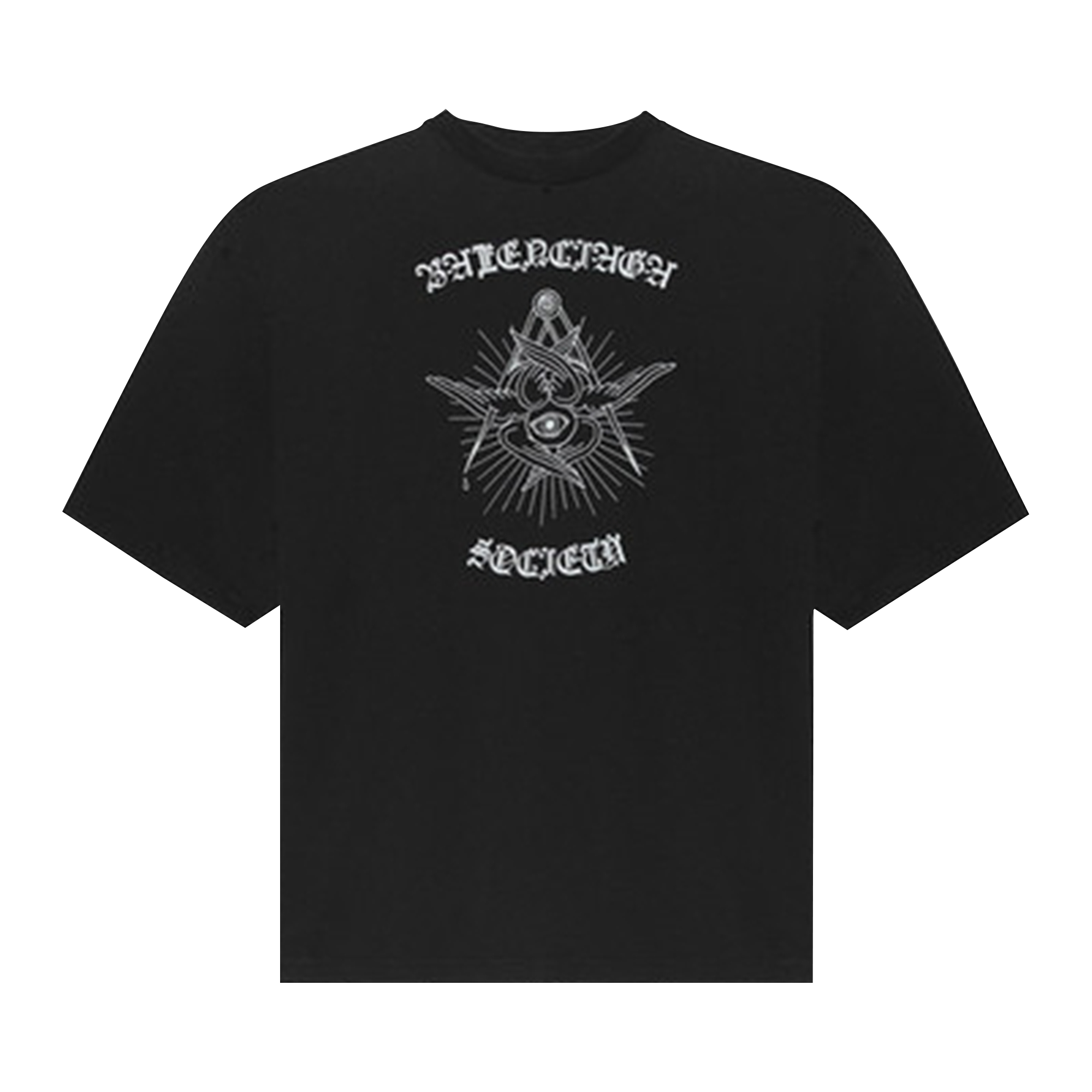 Balenciaga Gothic Xl T-Shirt - Black | Editorialist
