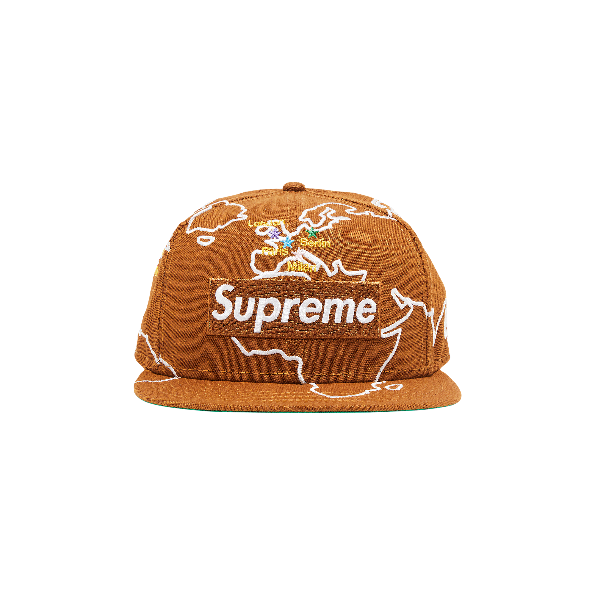 Supreme Worldwide Box Logo New Era Cap - Black | Editorialist