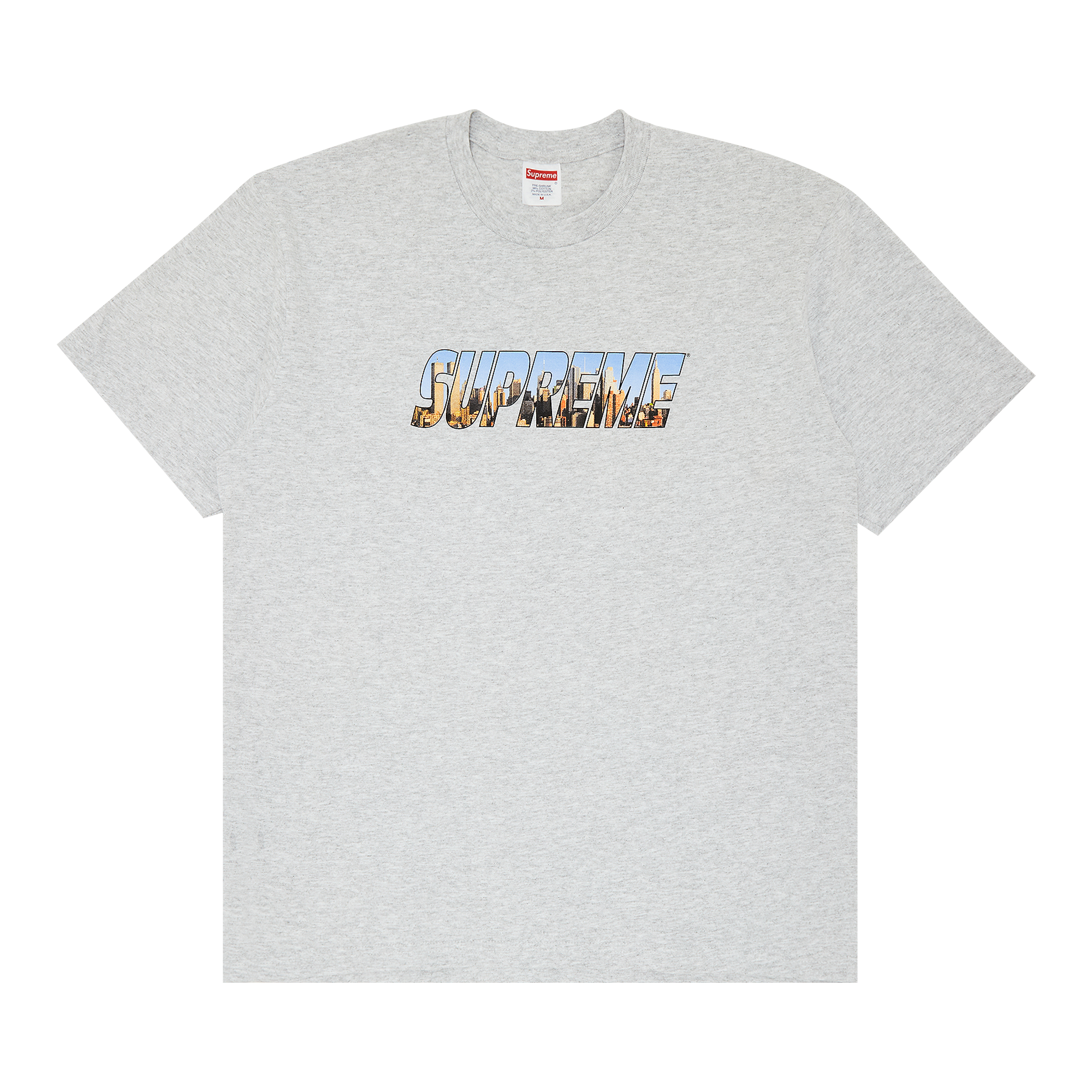 Supreme Pinline Tee 'Ash - Grey | Editorialist
