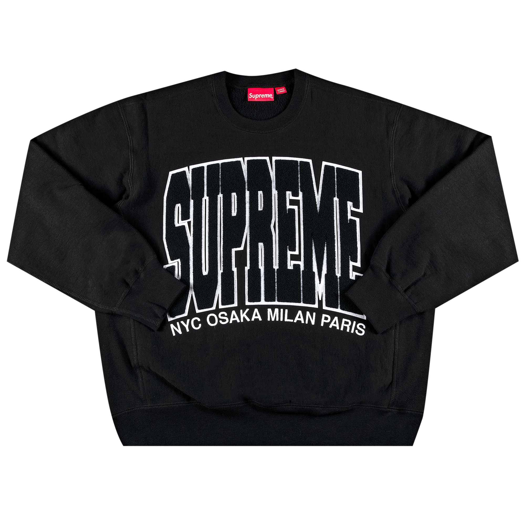 トップス 21aw Supreme Cities Arc Crewneck Black L Supreme Cities Arc Crewneck - Black | Editorialist
