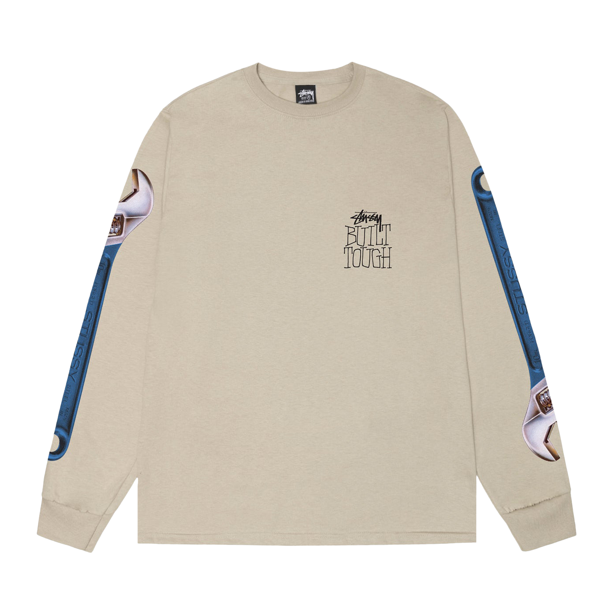 StÜssy Wrench Long-sleeve Tee - Tan | Editorialist