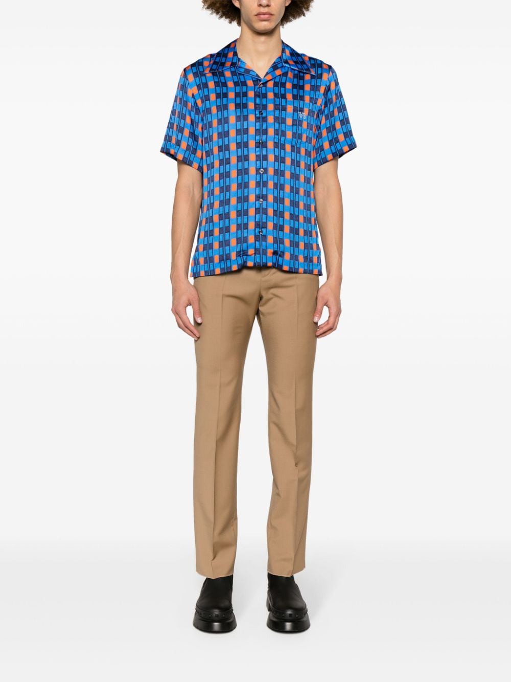 VALENTINO Valentino Garavani wool-blend trousers