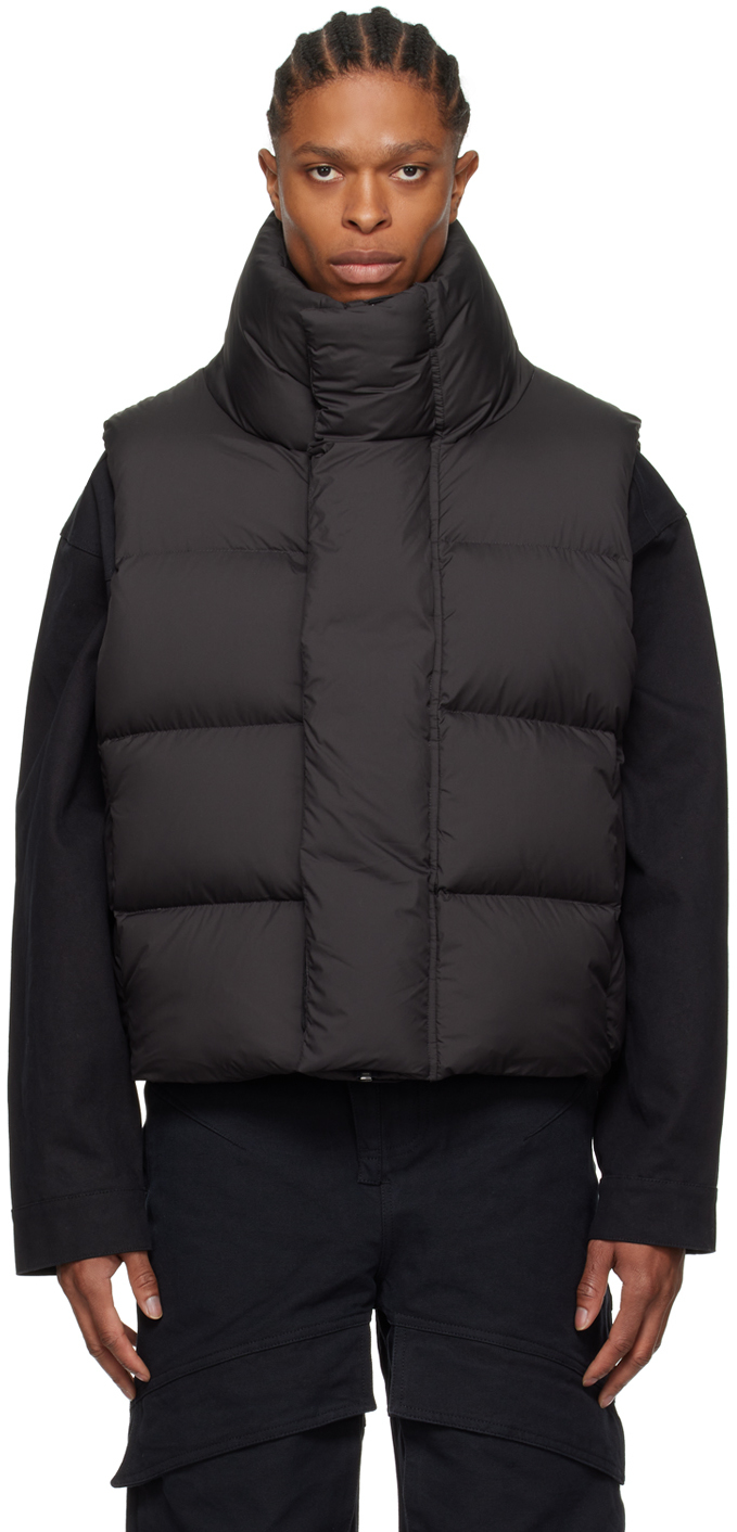 Entire Studios Quilted Down Vest In Pupil - 35% Off | Editorialist