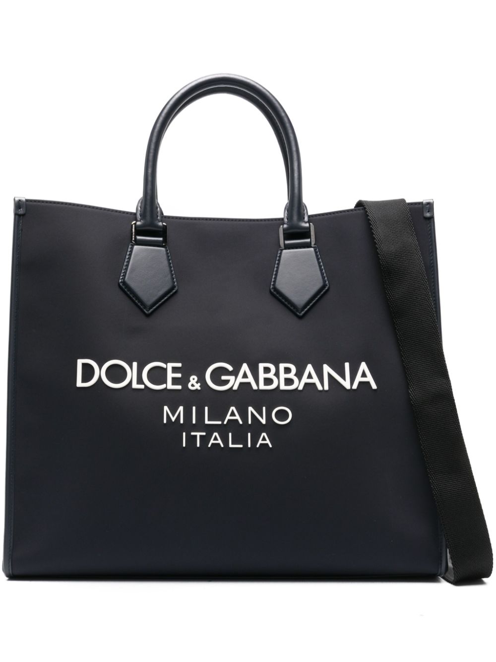 DOLCE & GABBANA Logo-Appliqué Tote Bag
