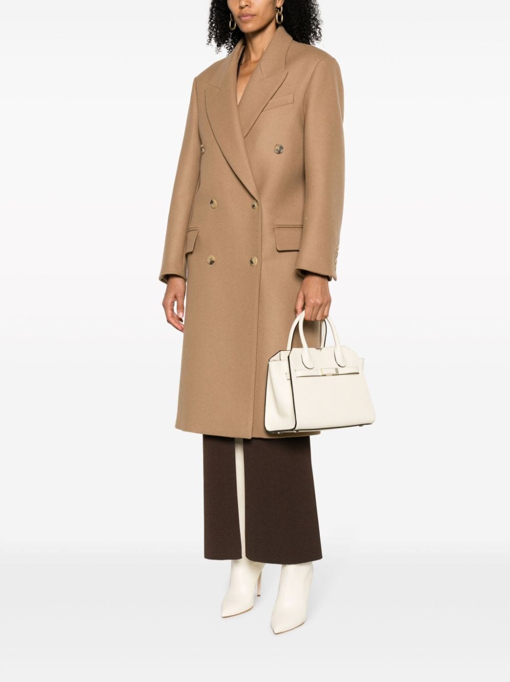 VALEXTRA Valextra Mini Milano Leather Tote Bag