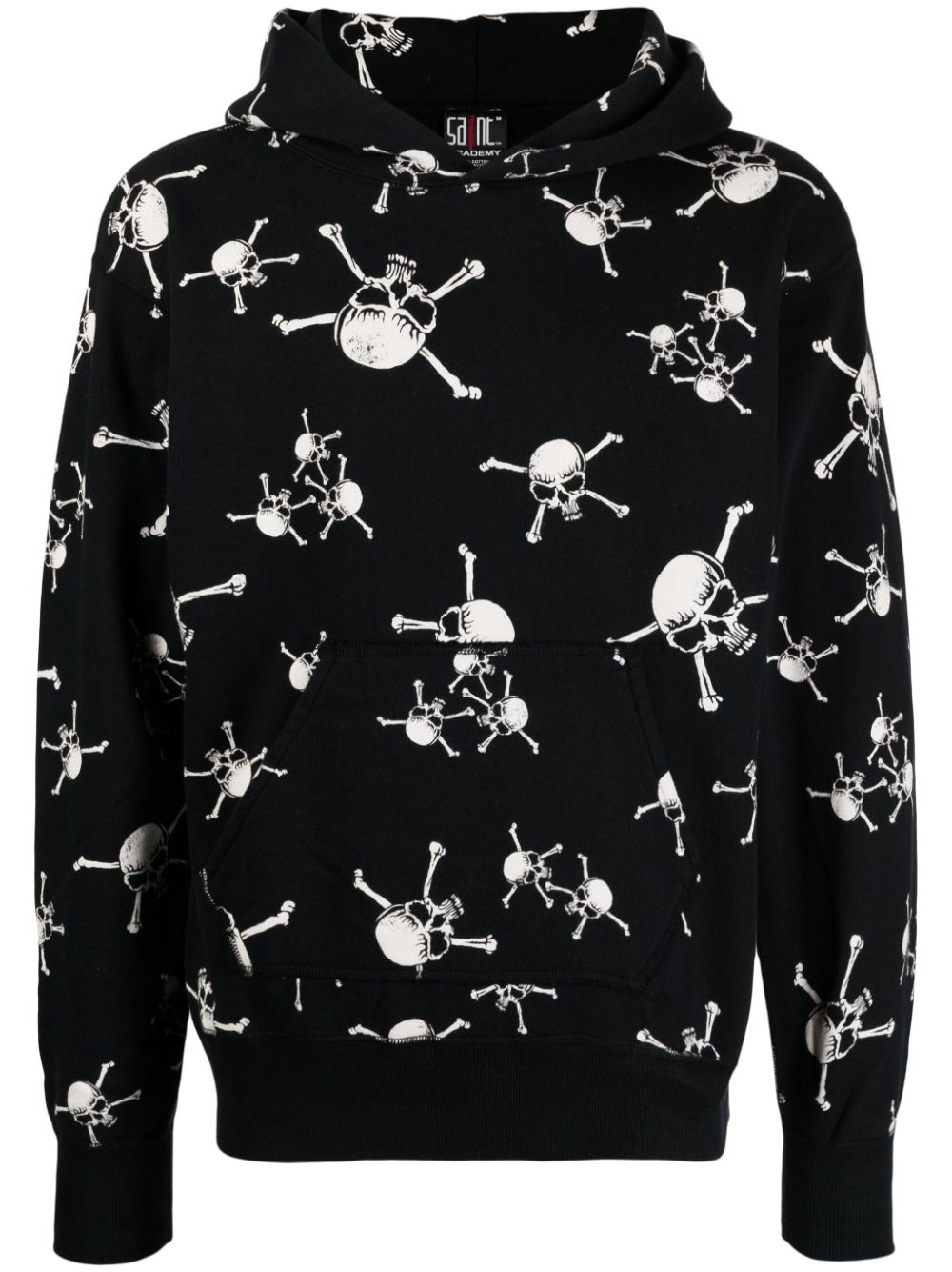 SAINT MXXXXXX X Vlone Hoodie - Black | Editorialist