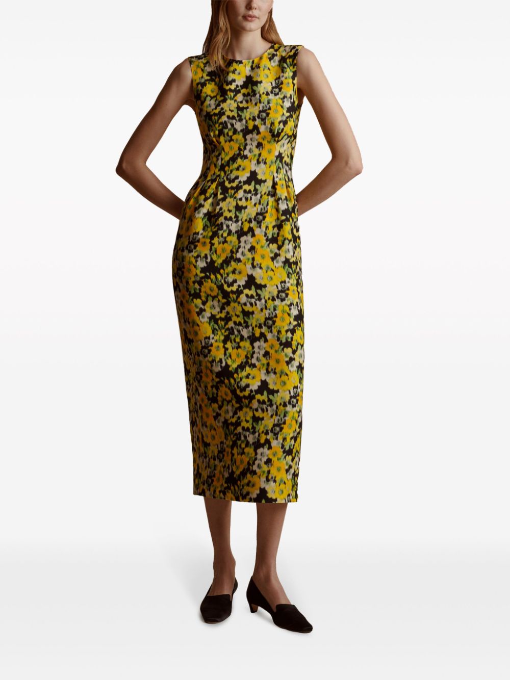ADAM LIPPES Adam Lippes Ophelia Floral-Print Pencil Dress