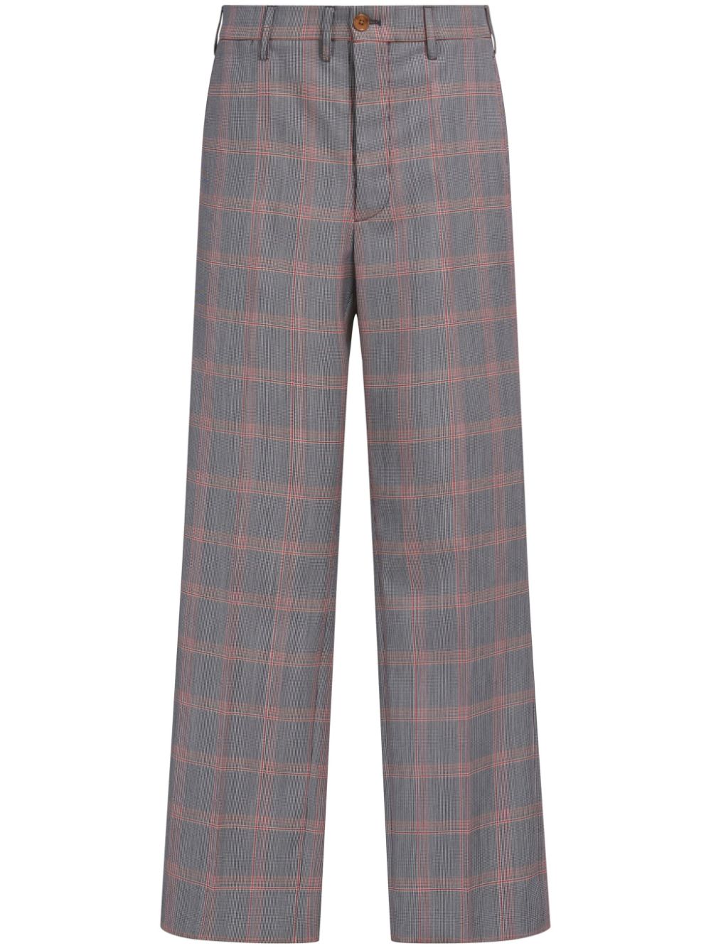 MARNI Checked Virgin Wool-Blend Trousers