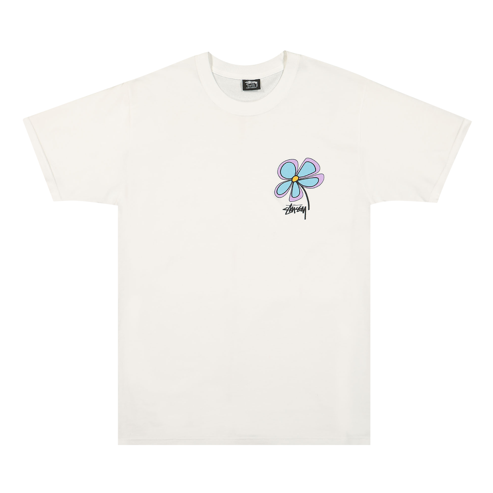 StüSsy Sport Script Tee - White | Editorialist