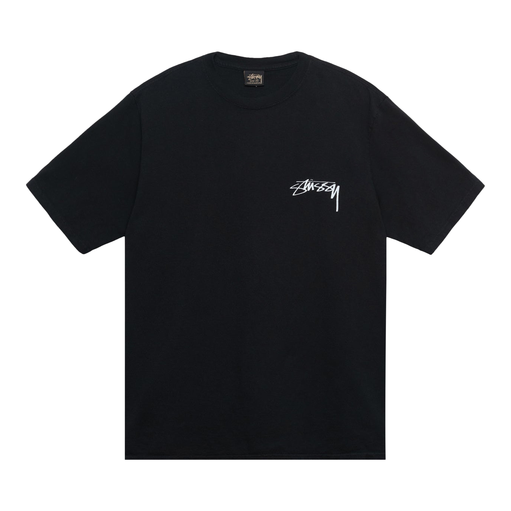 StüSsy X Our Legacy Frame Pigment Dyed Tee - Black | Editorialist