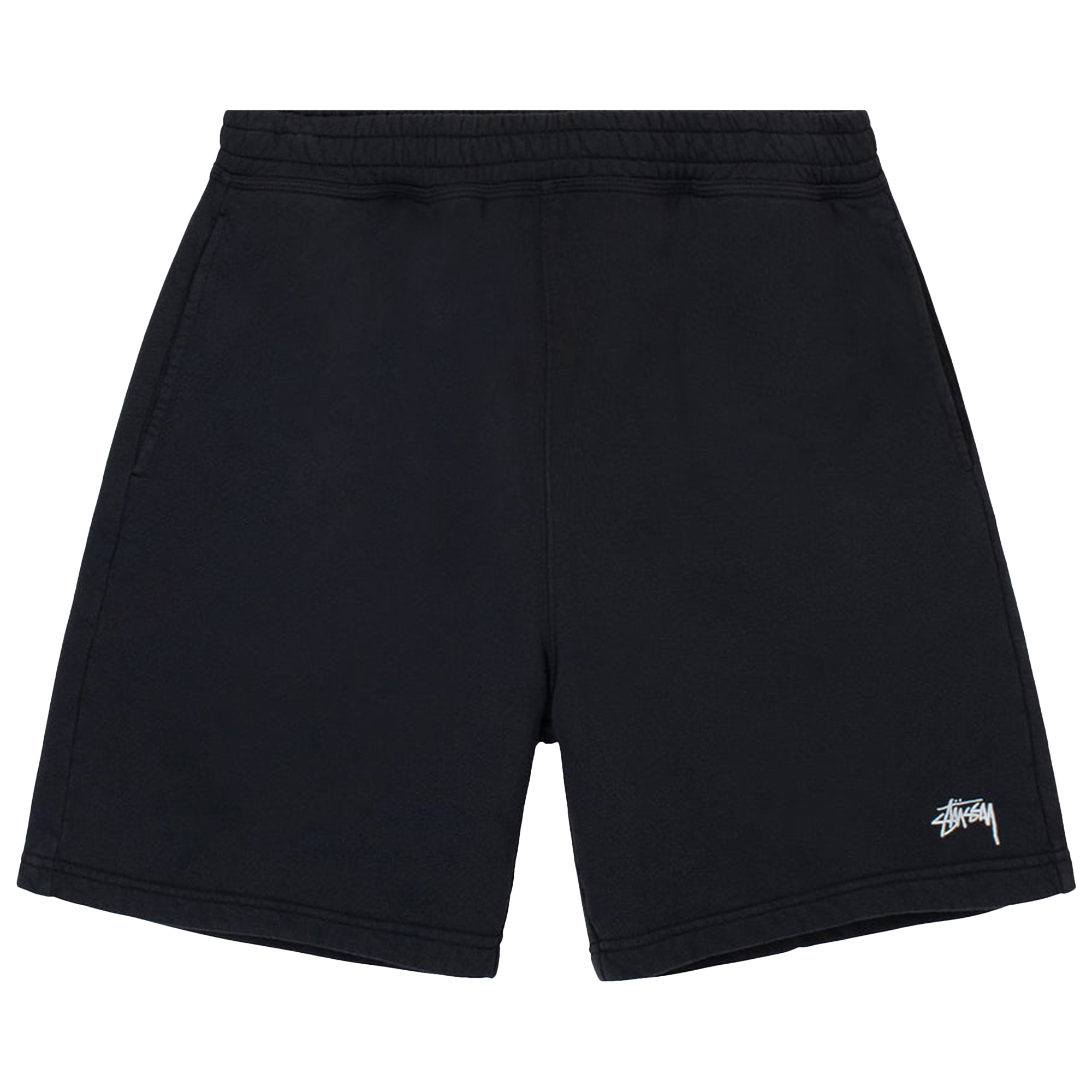 StüSsy Stripe Volume Pleated Short - Black | Editorialist
