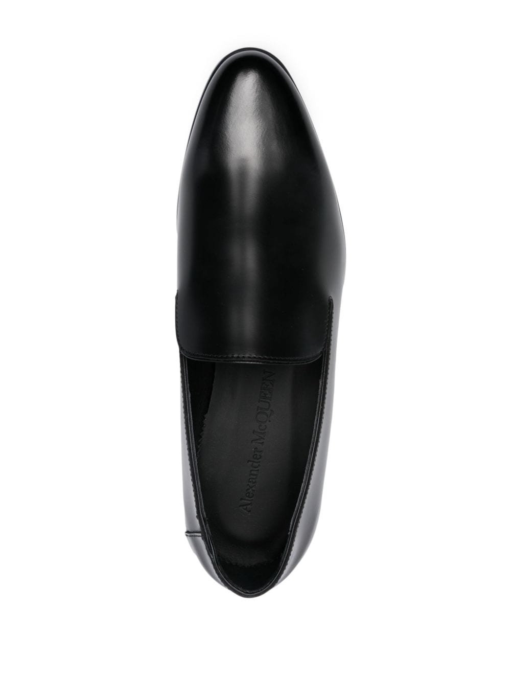 Alexander Mcqueen Black Stud Loafers In 1081 Black/Silver - 70