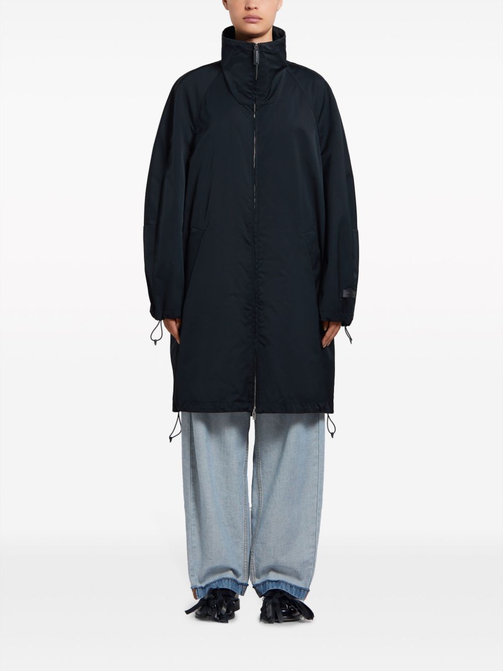 MARNI Marni Raglan-Sleeve Zip-Up Coat