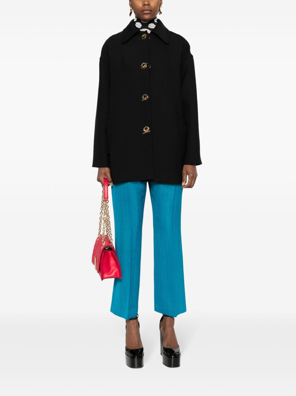 MOSCHINO Virgin Wool-Blend Coat