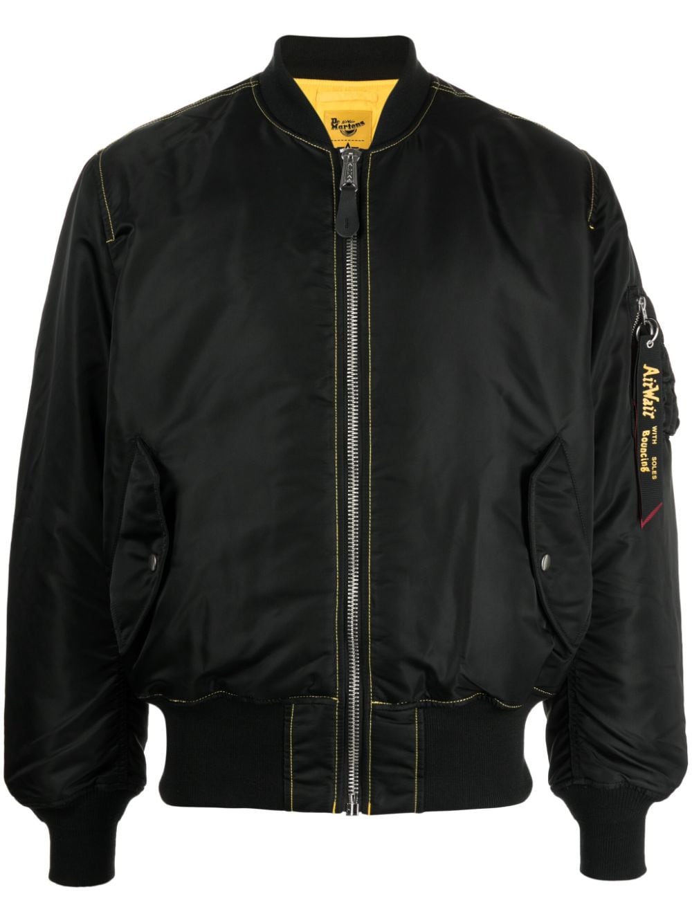 Dr. Martens X Alpha Industries Ma-1 Bomber Jacket In Black - 60