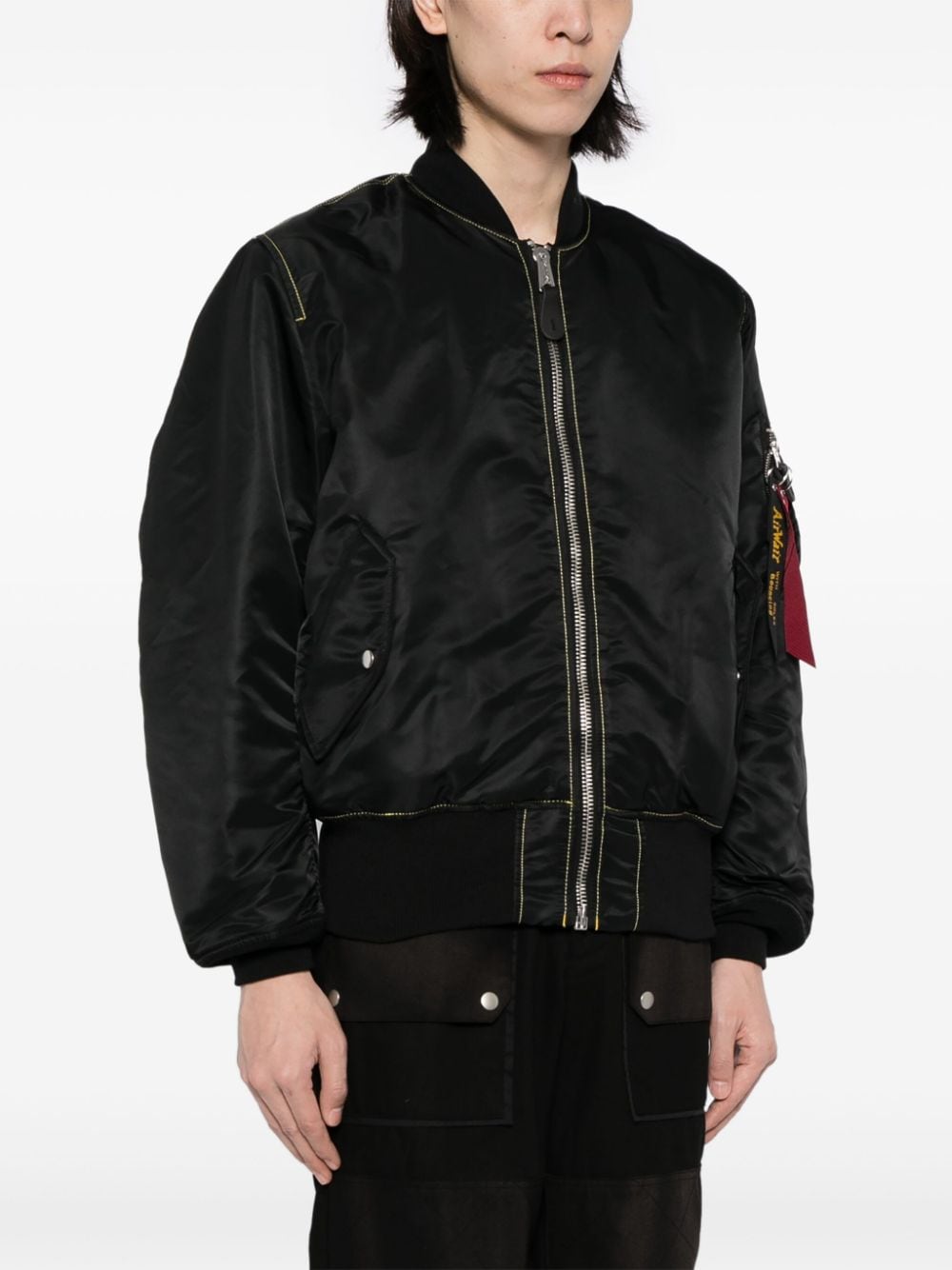 Dr. Martens X Alpha Industries Ma-1 Bomber Jacket In Black - 60