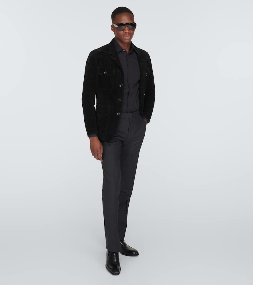 TOM FORD cotton poplin tuxedo shirt