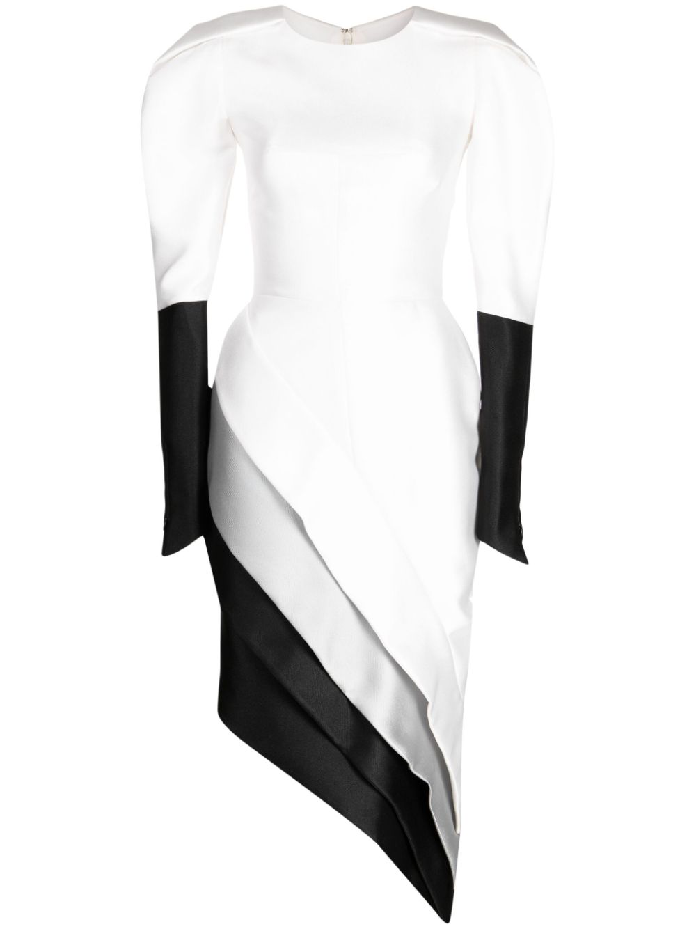DOLCE & GABBANA Dolce & Gabbana bow-applique virgin wool-blend minidress