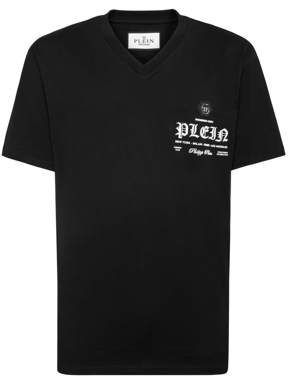 Philipp Plein Velvet Logo T-Shirt In Black - 31% Off Philipp Plein Velvet Logo T-Shirt In Black - 31% Off
