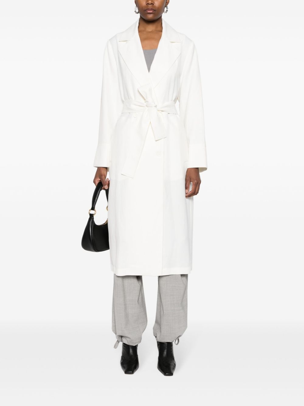 P.A.R.O.S.H Double-Breasted Trench Coat
