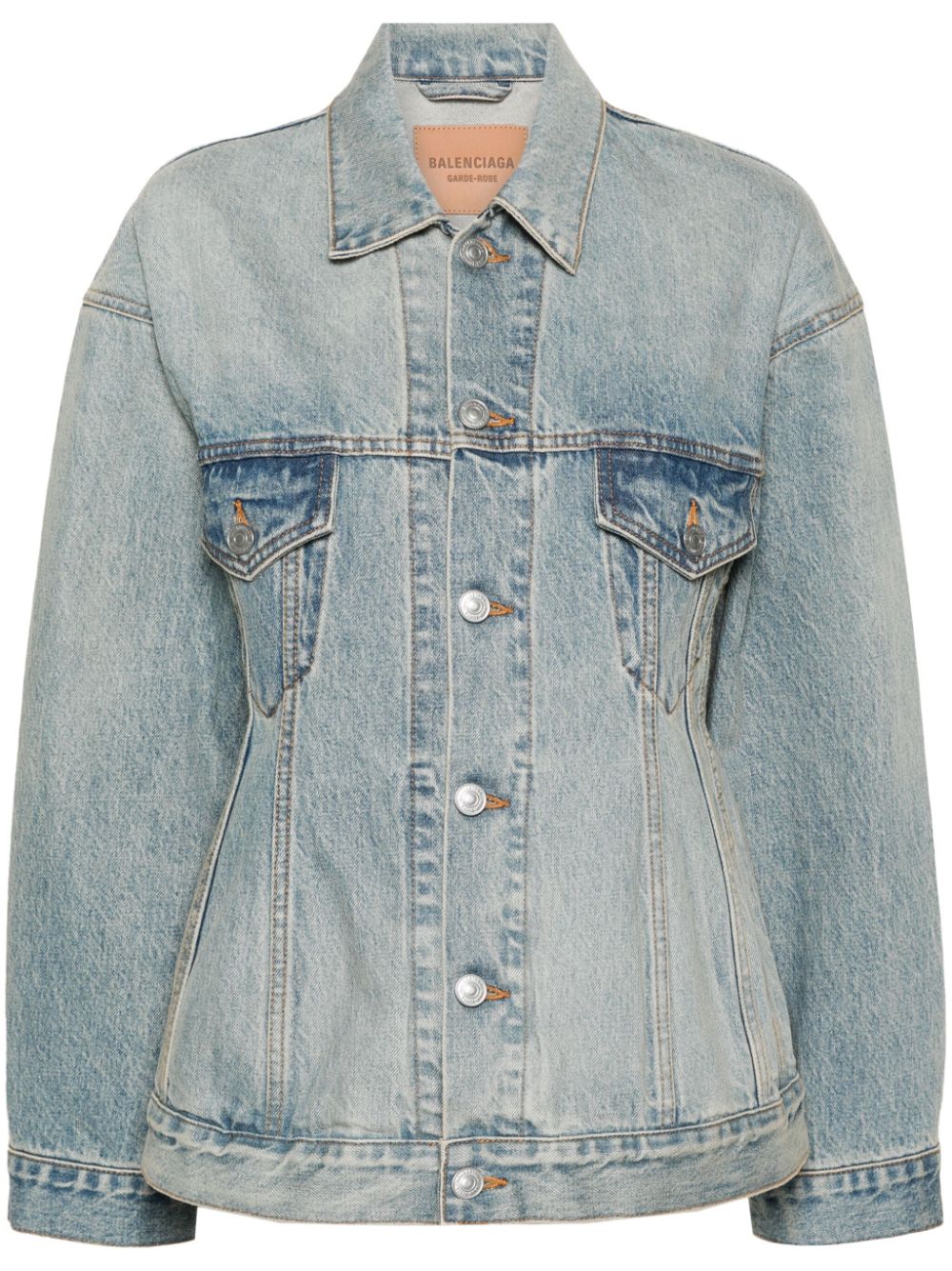 BALENCIAGA Hourglass Denim Jacket
