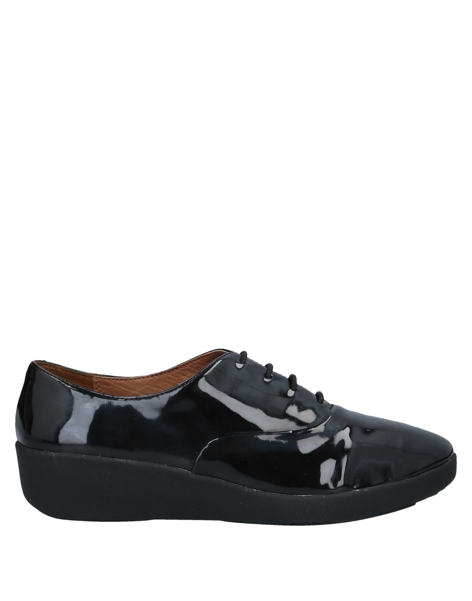 fitflop dress shoes FitFlop Women's F-Mode Stitch Tumbled-Leather Monk Shoes - Black