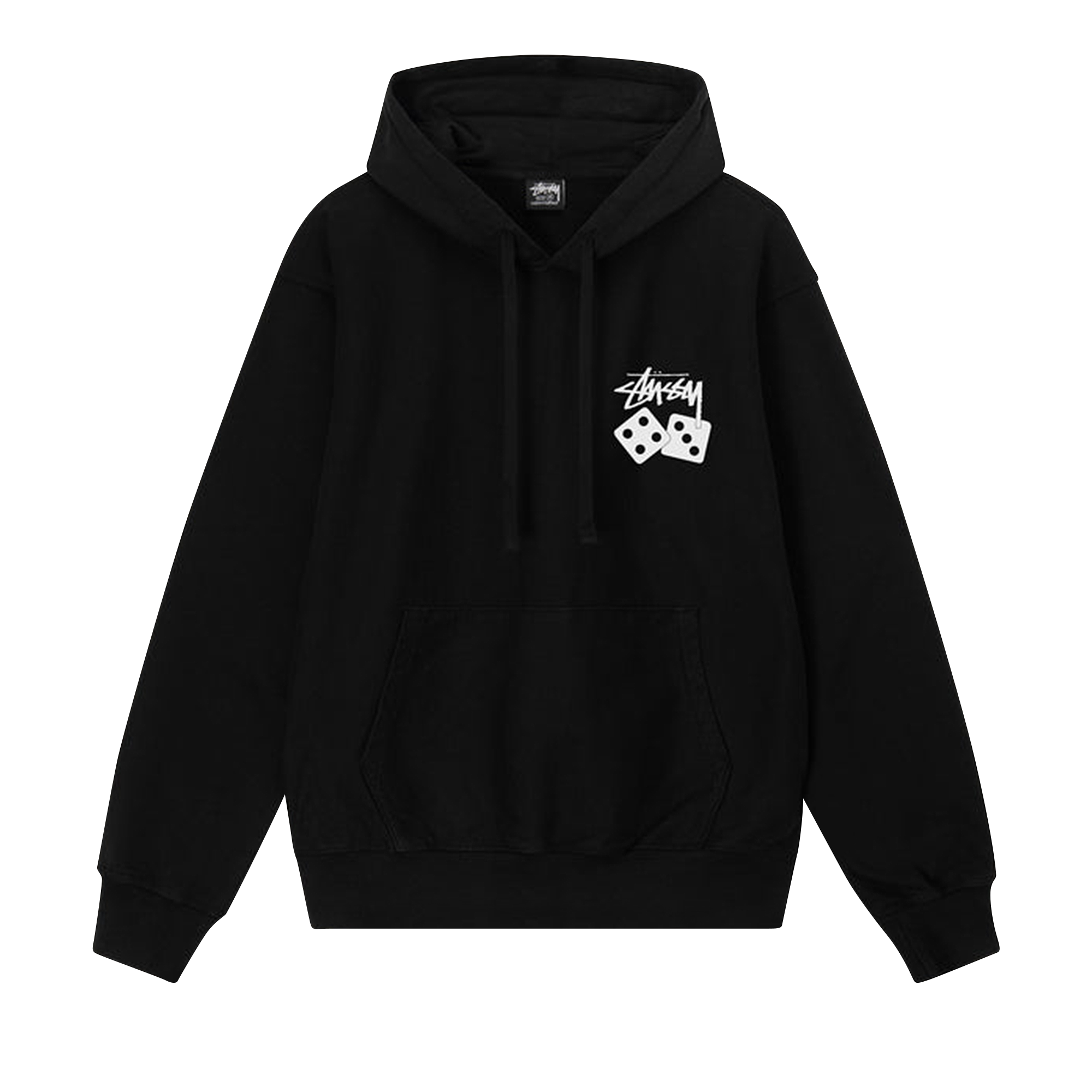 StüSsy 8 Ball Pigment Dyed Hoodie - Black | Editorialist