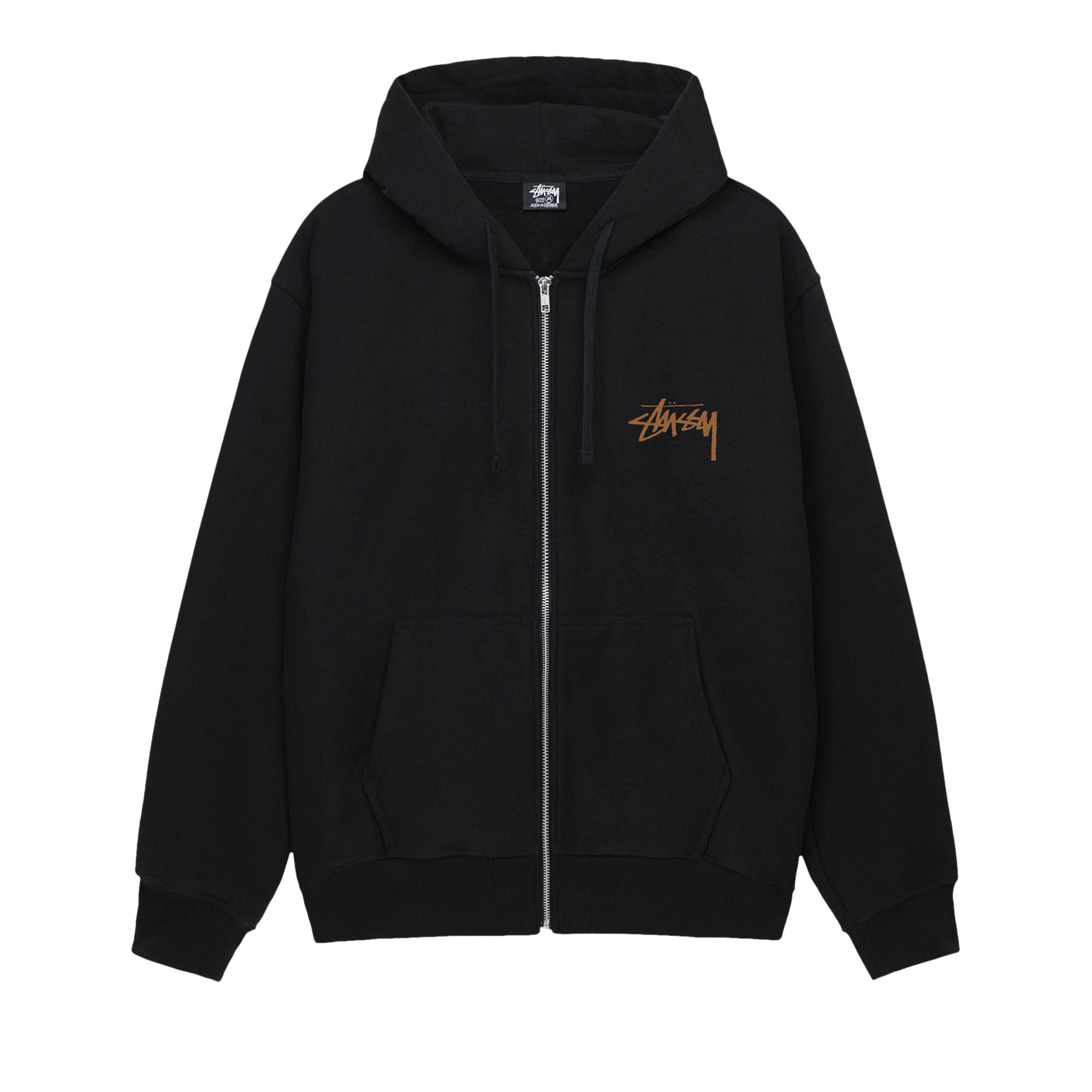 トップス stussy flipped zip hoodie StÜssy Flipped Zip Hoodie - Black | Editorialist