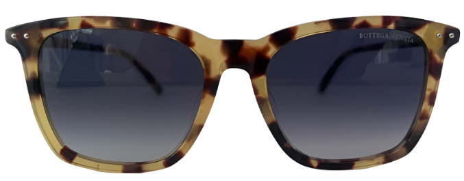 Bottega Veneta Bv0251sa 005 Square Sunglasses - Blue 