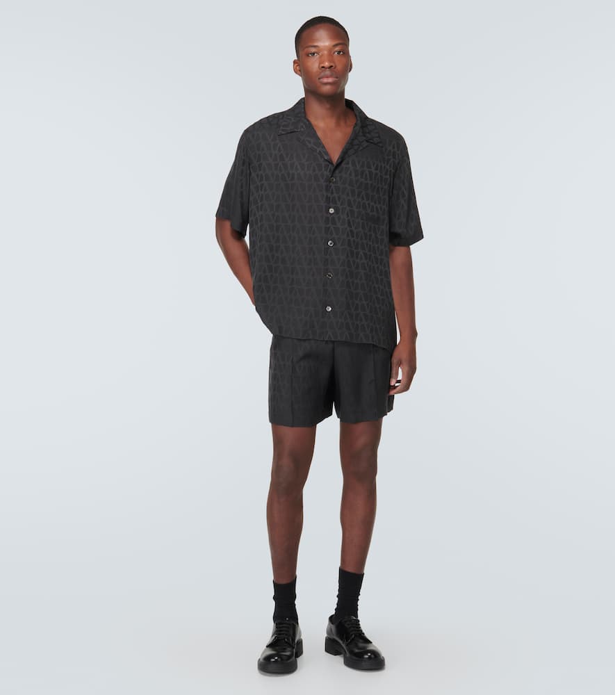 VALENTINO Valentino Toile Iconographe Silk Shorts