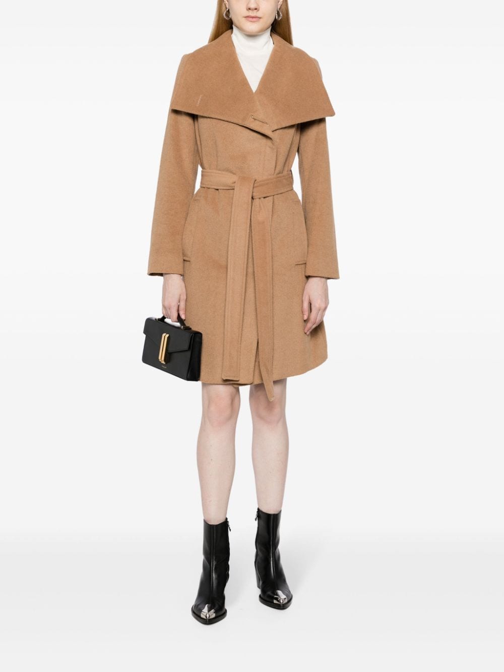 MICHAEL KORS MICHAEL Michael Kors Belted Double-Breasted Coat