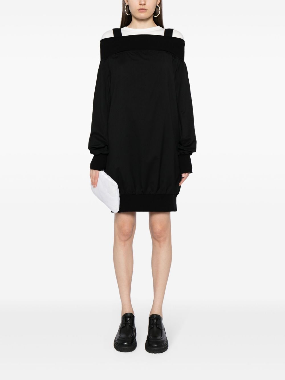 YOHJI YAMAMOTO Yohji Yamamoto Long-Sleeved Wool Dress