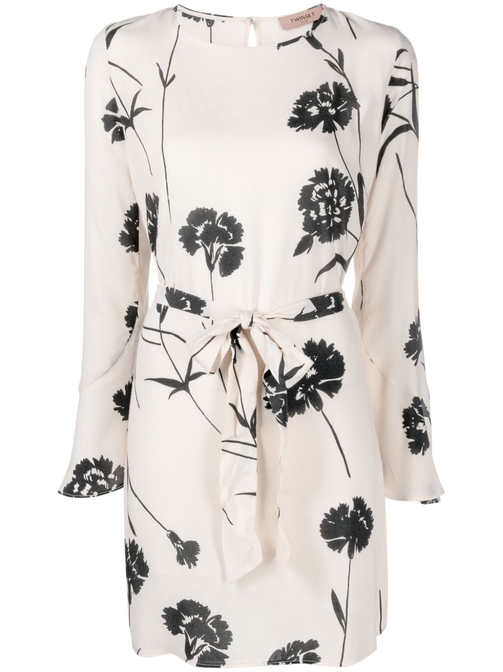 TWINSET TWINSET Floral-Print Belted Minidress