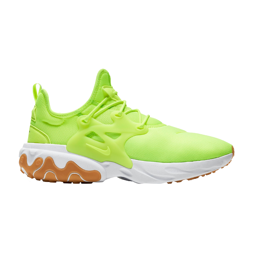 nike presto react yellow and green