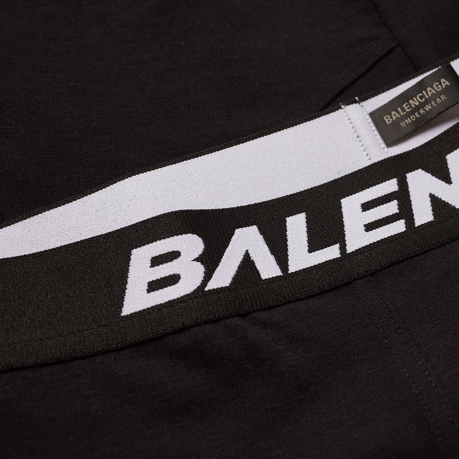 Balenciaga Logo Boxer Briefs In Black/Black - 60% Off | Editorialist