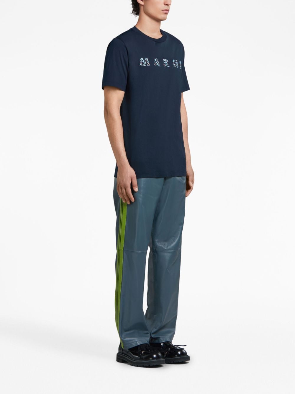 MARNI logo-print cotton t-shirt
