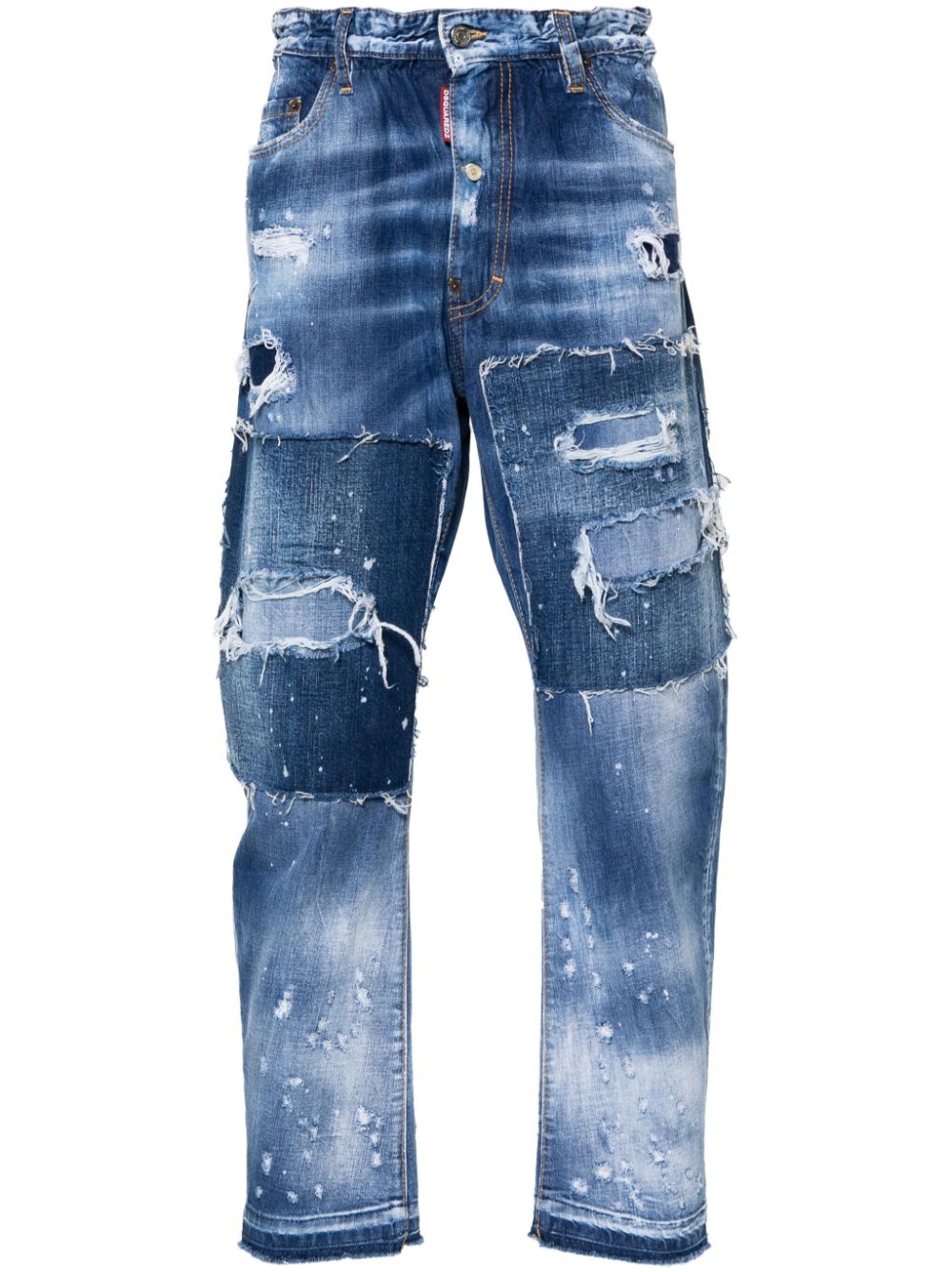 Dsquared2 Big Brother Patchwork Jeans In Blue - 60% Off | Editorialist