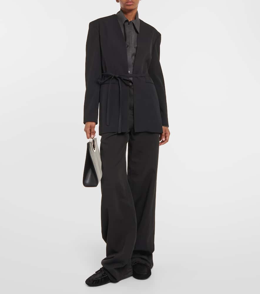 THE ROW The Row Lucca Calf Hair Moccasins