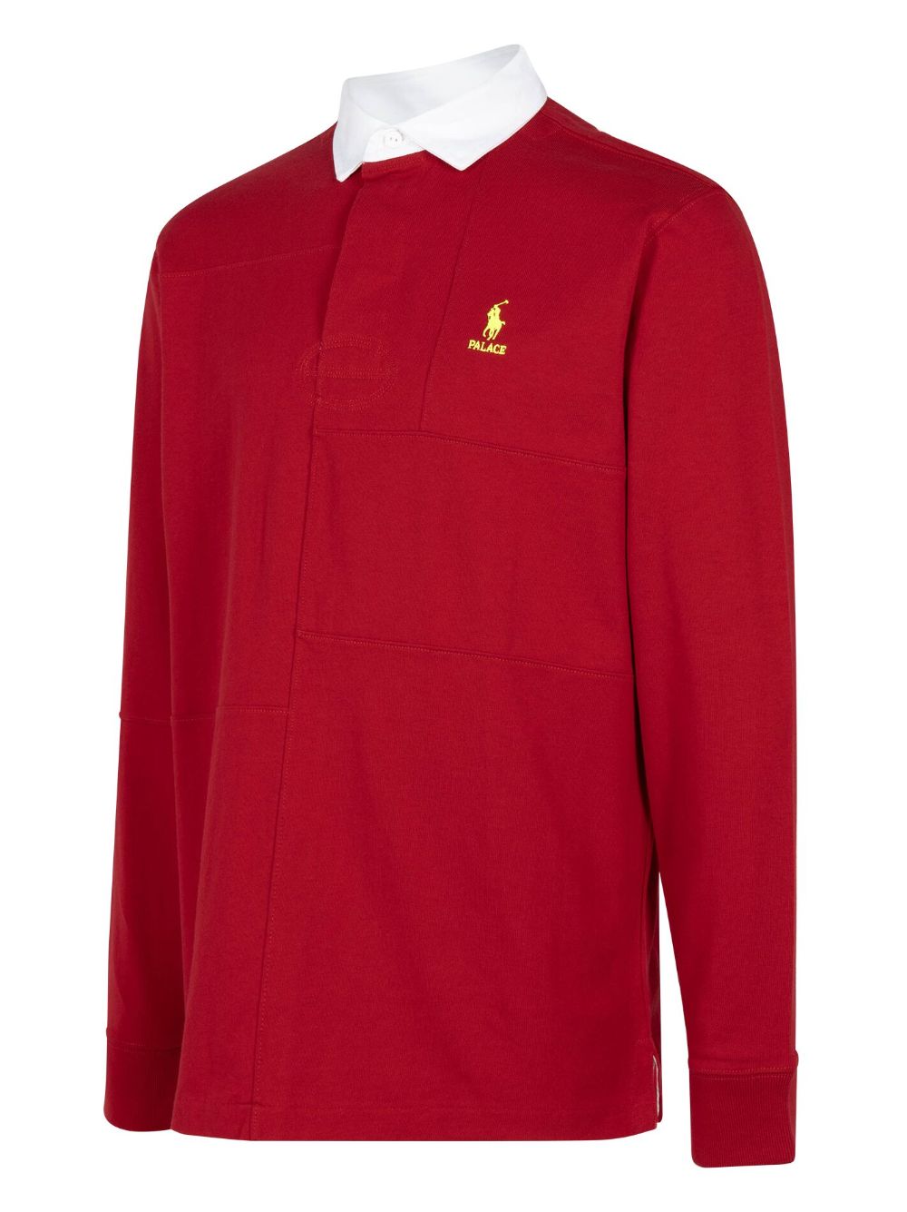 PALACE X Polo Ralph Lauren Pieced Rugby Shirt - Blue | Editorialist