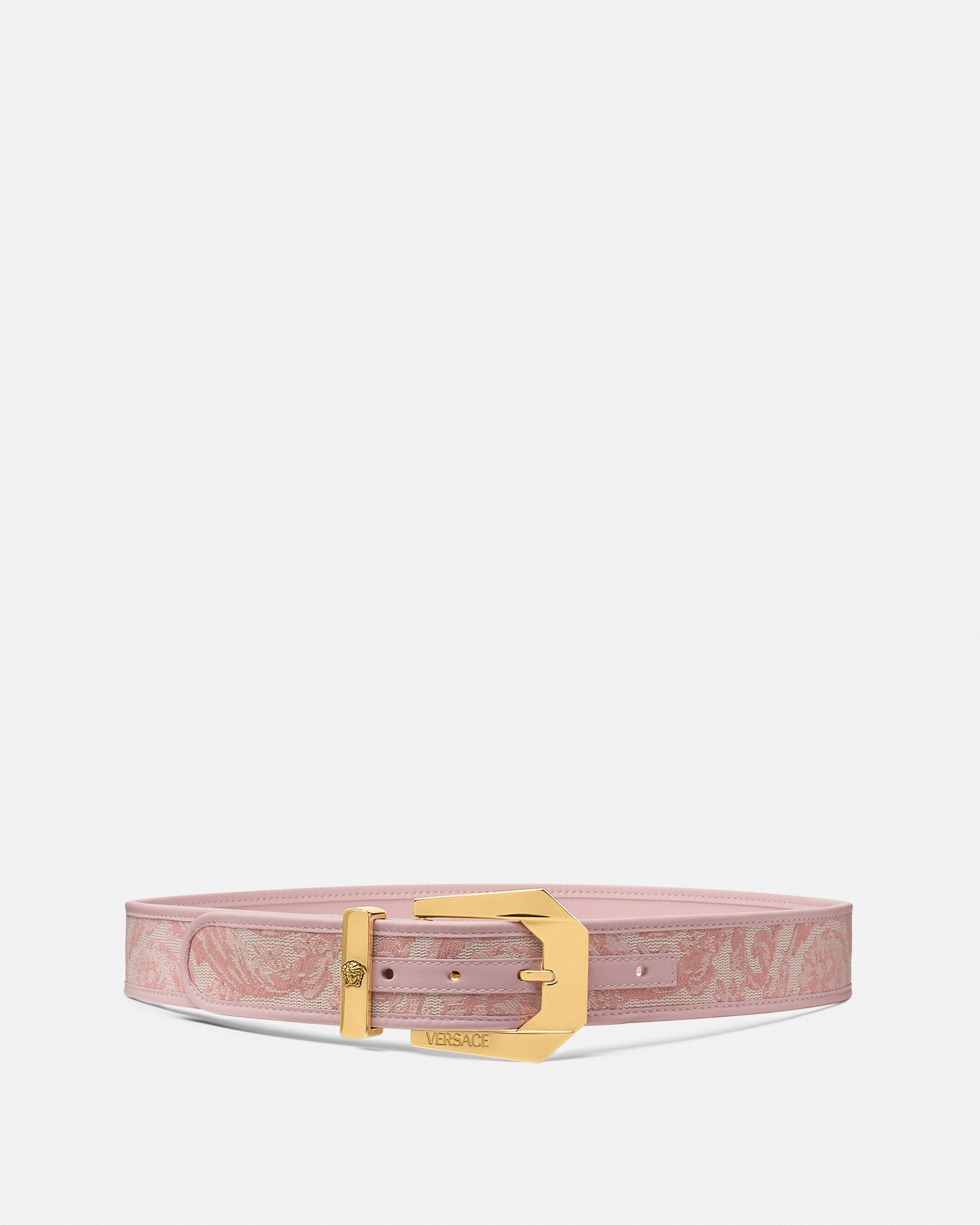 Versace Medusa Heritage Barocco Jacquard Belt 4 cm Versace Jacquard Barocco 4cm La Medusa Belt 90 36 Black  main image 4