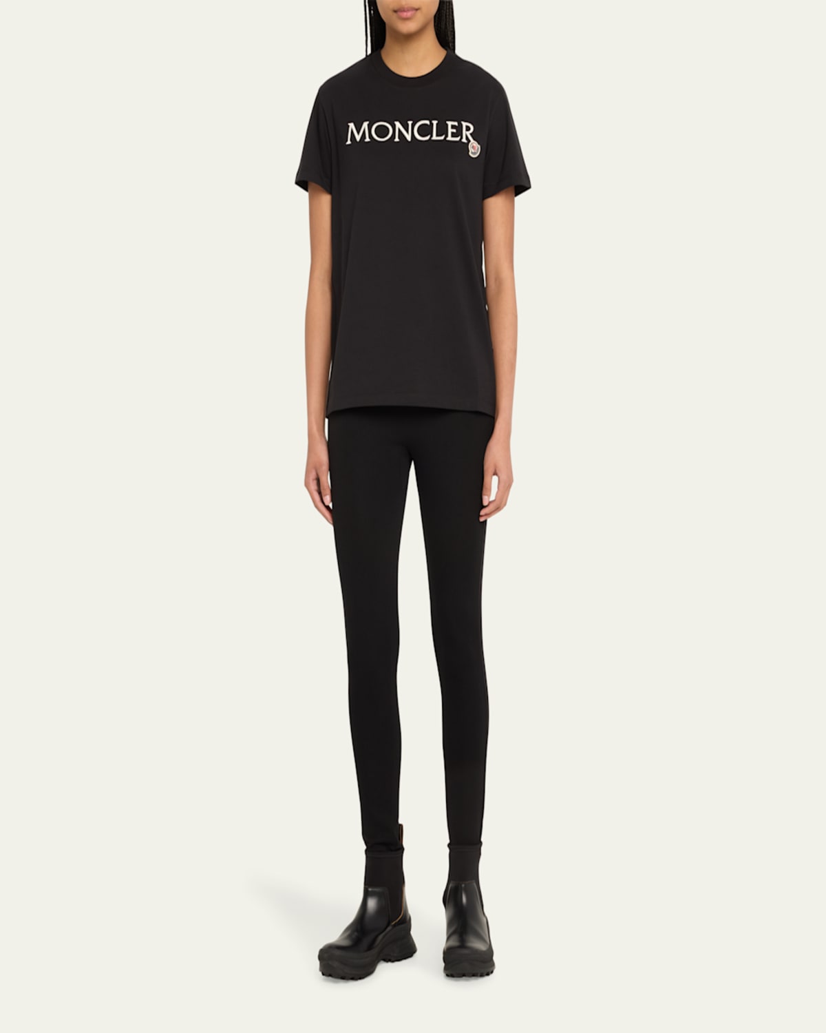 MONCLER Moncler Embroidered Logo T-Shirt
