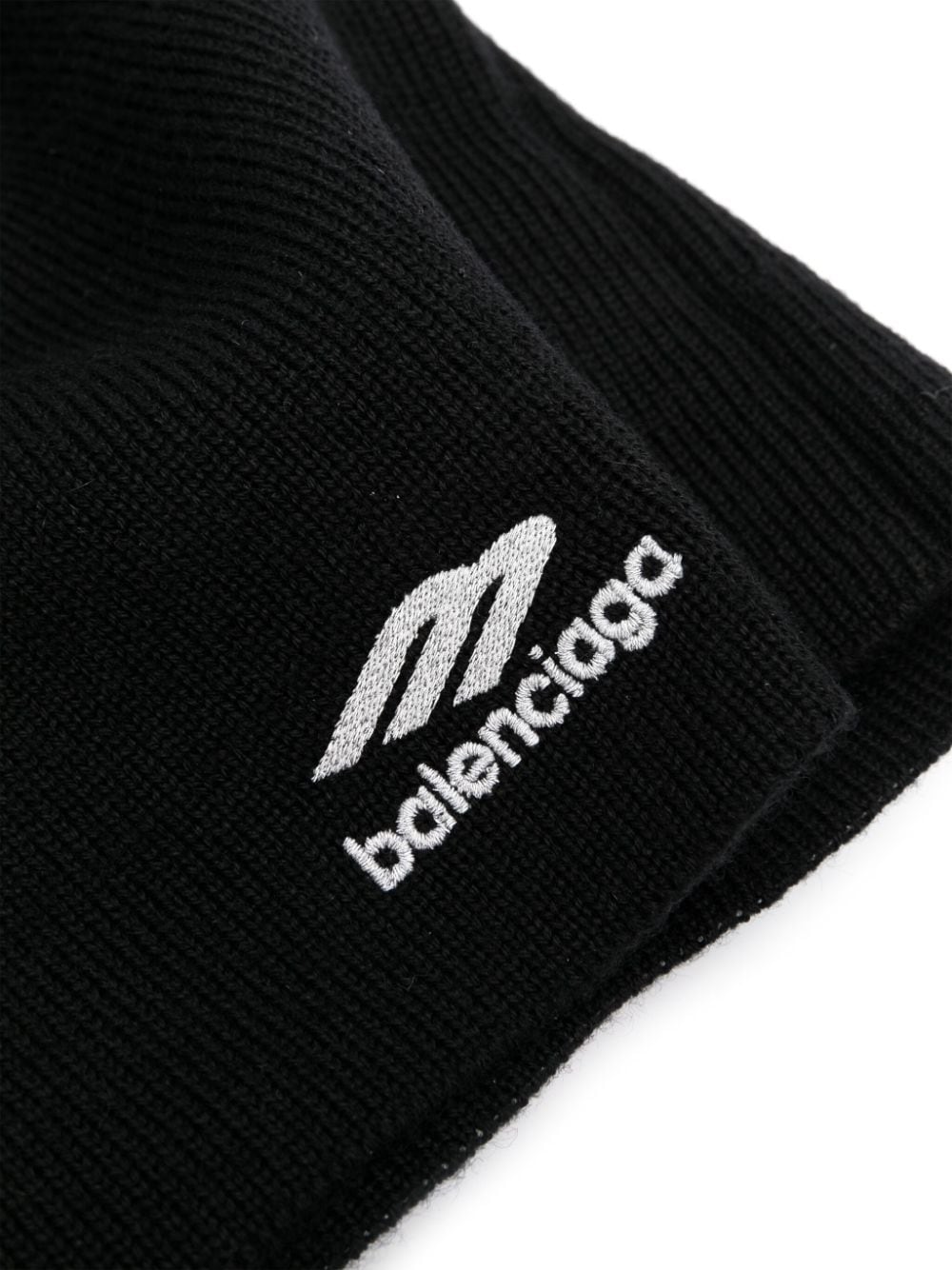 Balenciaga 3b Sports Icon Goggle Beanie In Black - 35% Off