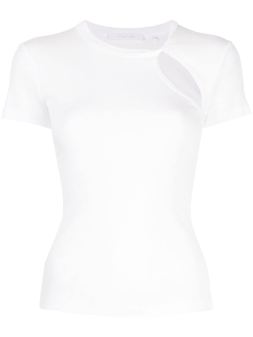 HELMUT LANG Helmut Lang Asymmetric Short-Sleeve Top