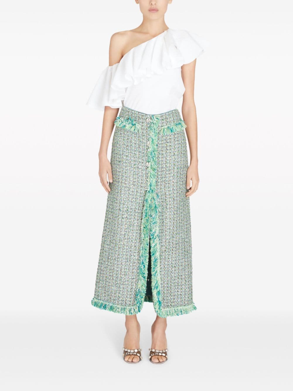 GIAMBATTISTA VALLI Giambattista Valli Tweed Midi Skirt