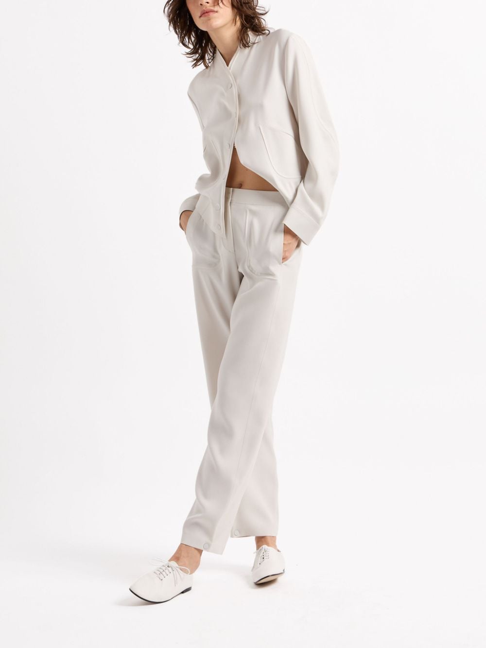 GIORGIO ARMANI Giorgio Armani High-Waisted Tapered Trousers