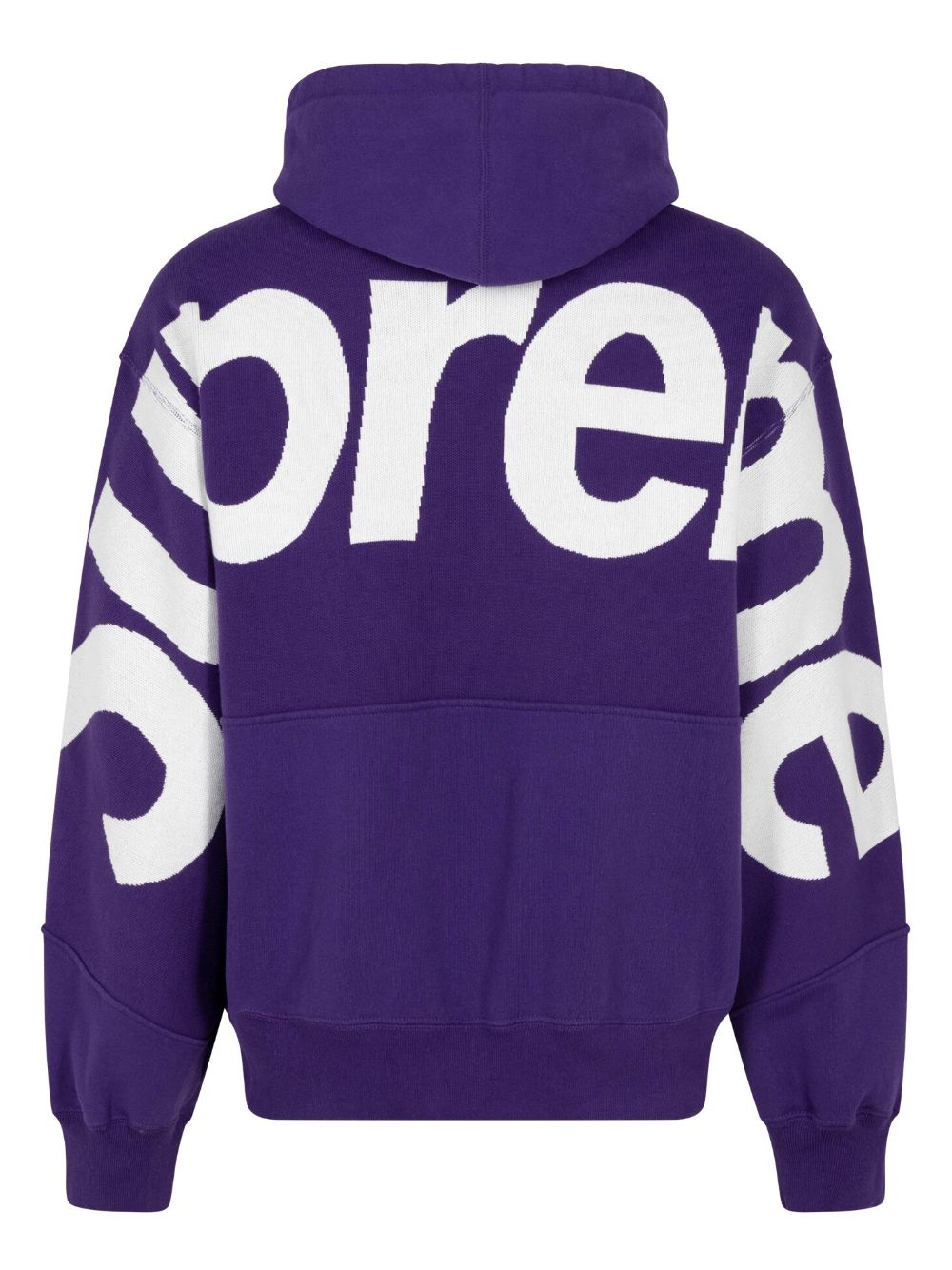 トップス Supreme Big LogoJacquardHoodedSweatshirt Big Logo Jacquard Hooded Sweatshirt - Supreme