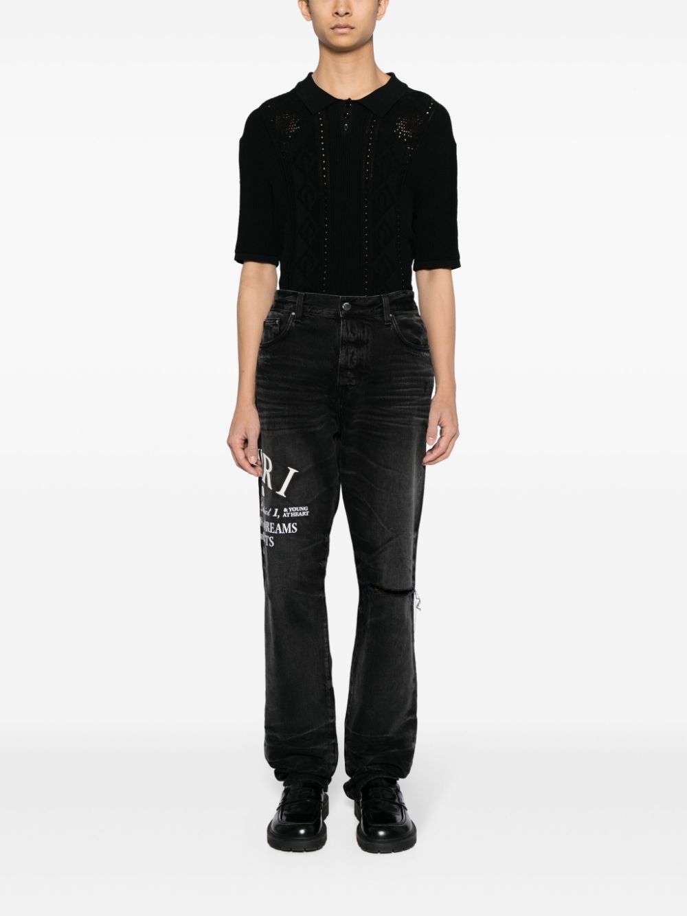 AMIRI AMIRI Arts District Straight-Leg Jeans
